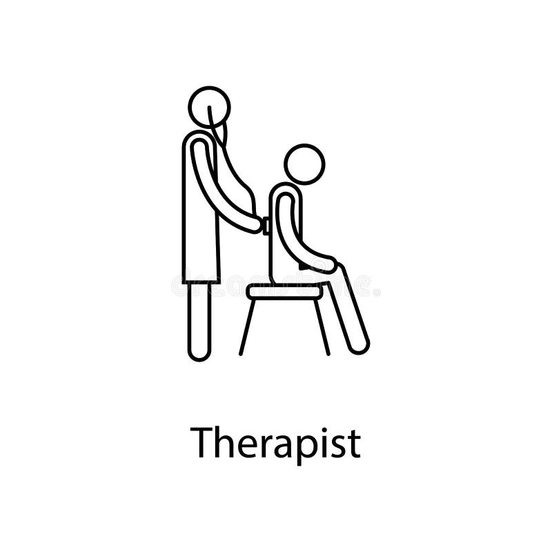 Therapist Icon. Element of Medicine Icon with Name for Mobile Concept ...