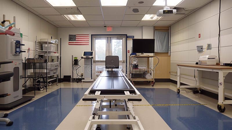 A Therapy Room with Advanced Rehab Technology and Patient Care ...