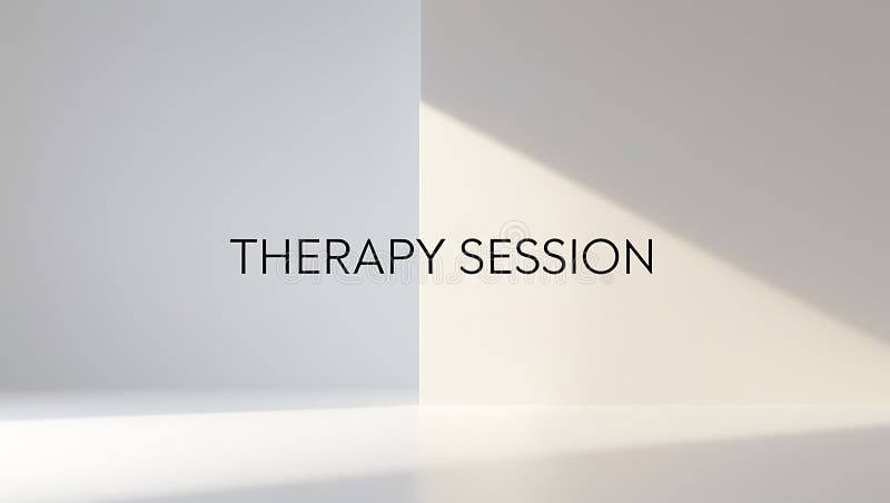 Therapy Session with Soft Light Casting Reflections on Plain Walls and ...