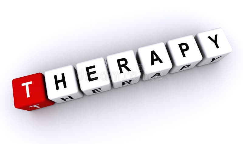 Therapy Word Cloud stock vector. Illustration of communication - 108110995