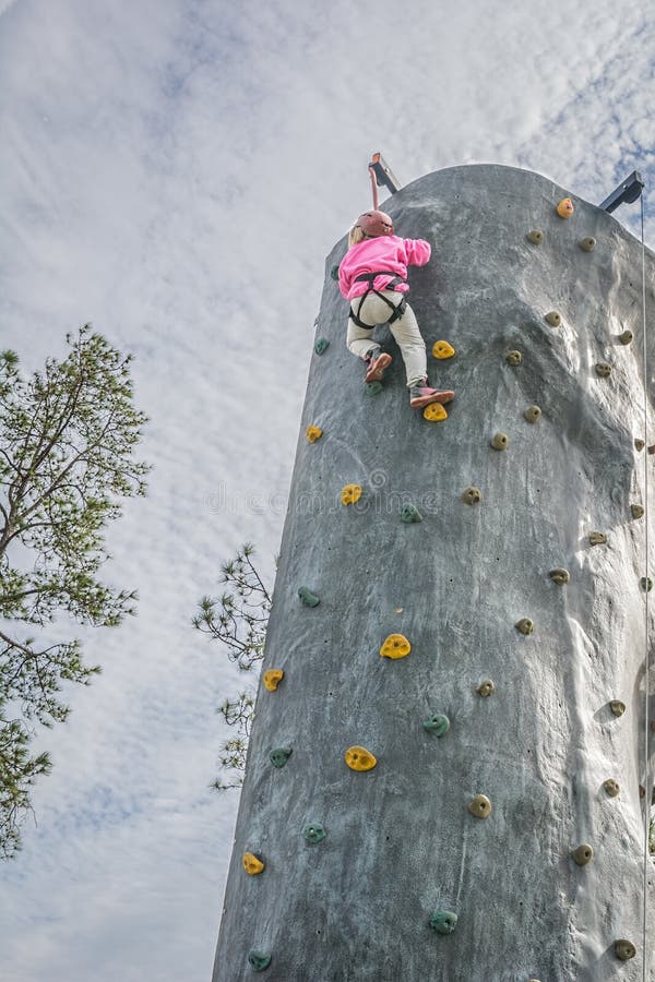 Almost There, and the Goal is within Reach Stock Photo - Image of rock ...