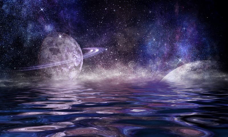 There is another world stock illustration. Illustration of space ...