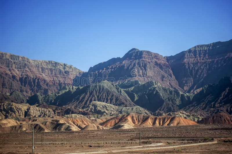 There are Beautiful Mountains in the Distance Stock Photo - Image of ...