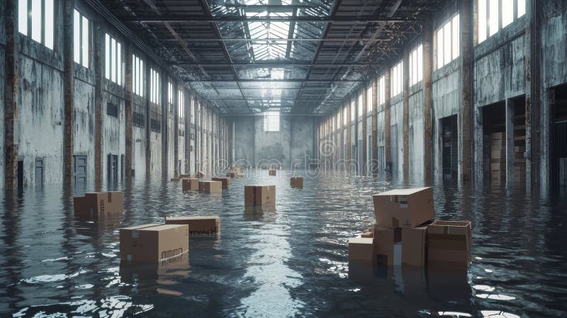There are Challenges in Managing Flood Risk in a Warehouse Flooded with ...