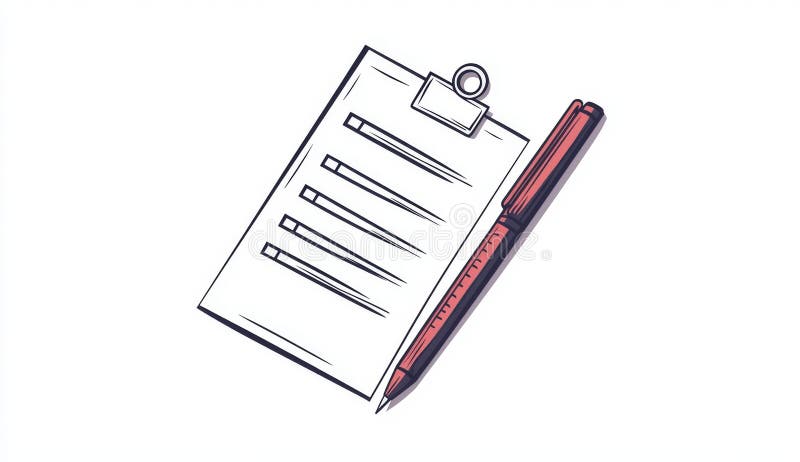Checklist Continuous Line Drawing Stock Illustrations – 246 Checklist ...