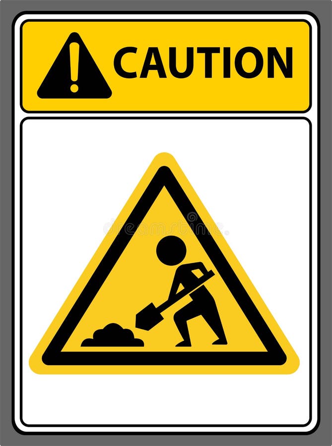 Construction Ahead Sign Stock Illustrations – 1,528 Construction Ahead ...