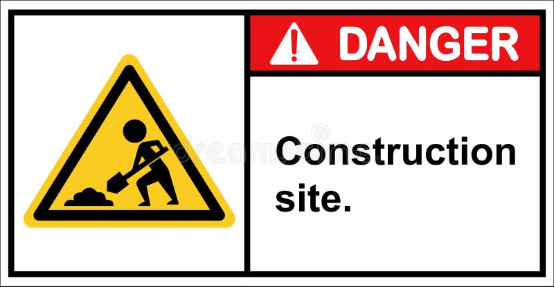 Construction Ahead Sign Stock Illustrations – 1,528 Construction Ahead ...