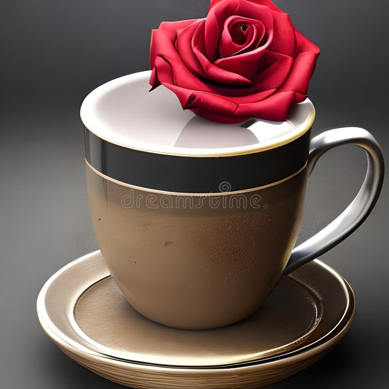 There is a Cup in Which My Coffee is Kept, or a Piece the Cup Rose Up ...