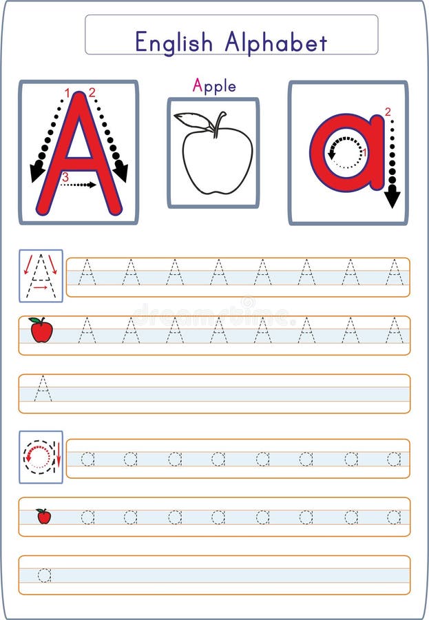 That Papers are about Tracing Letters. Writing Worksheet for Kids ...