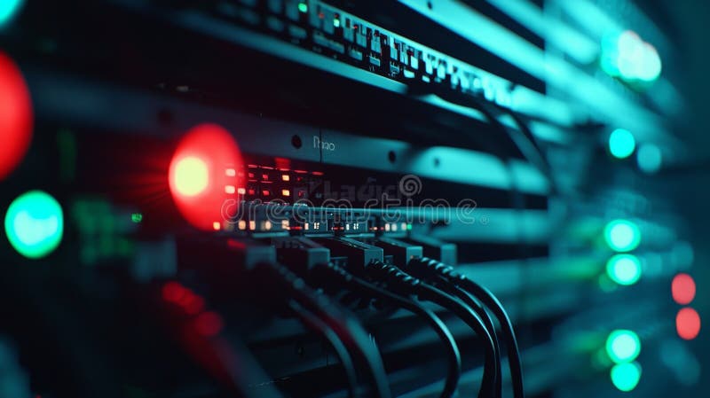 There are Fiber Optic Ports and Ethernet Ports that are Connected To ...