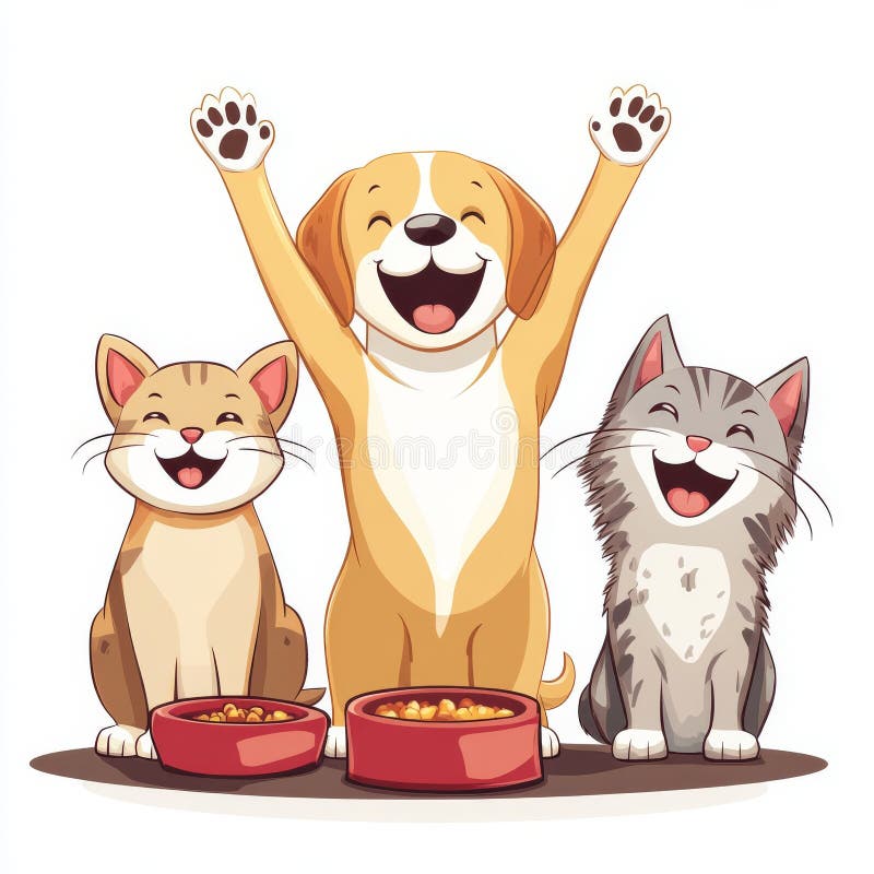 There is a Group of Cartoon Animals Which are Eyecatching, Optimized ...