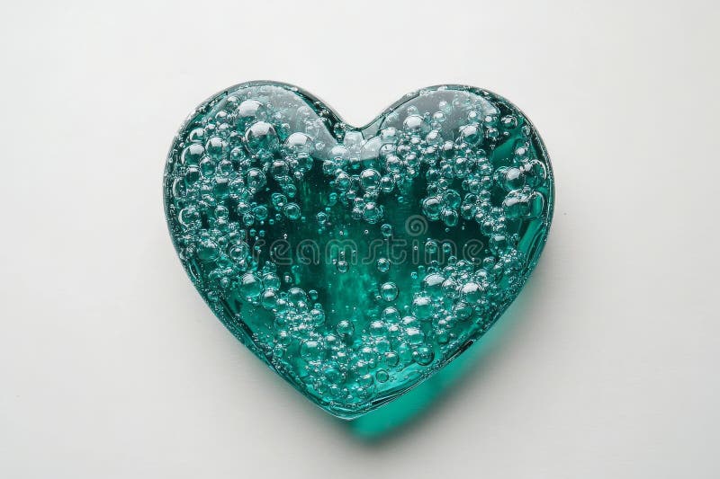 There is a Heart-shaped Pattern Formed by Splashing and Dripping Water ...