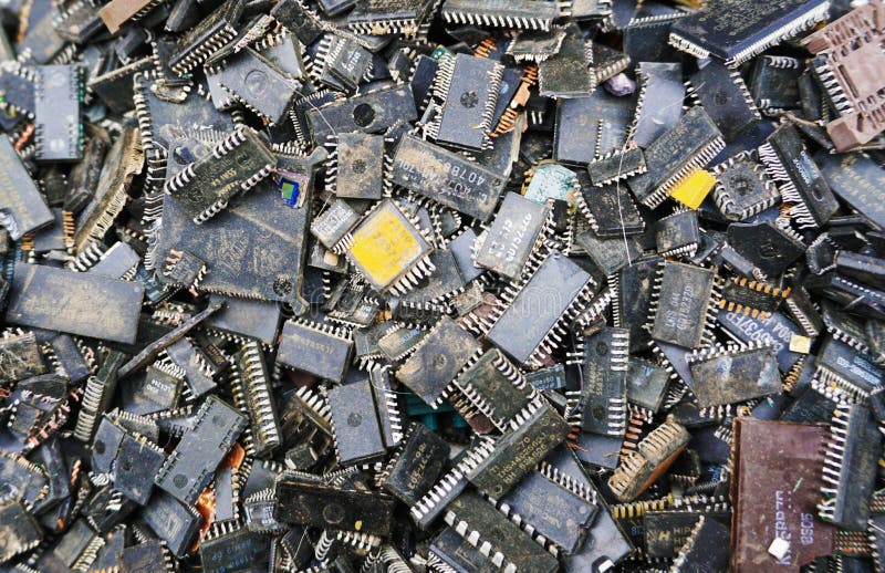 Microchips stock photo. Image of color, science, backgrounds - 212657722