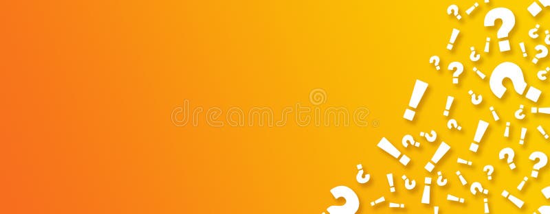 There are a Lot of White Question Marks and Exclamation Mark, Large and ...