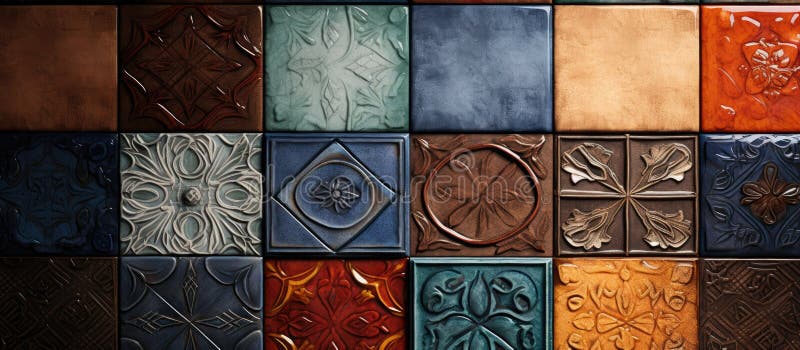 There are Many Different Types of Tiles in this Picture Stock Image ... There are Many Different Types of Tiles in this Picture Stock Image ...