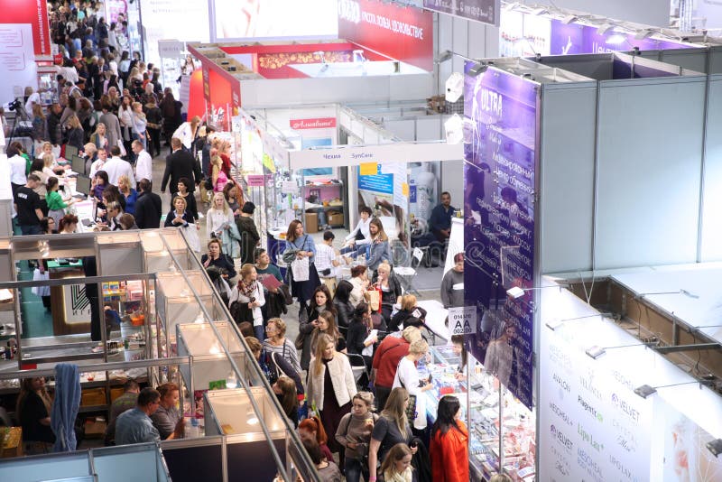 There are Many Interested People at the Exhibition. Exhibition I ...