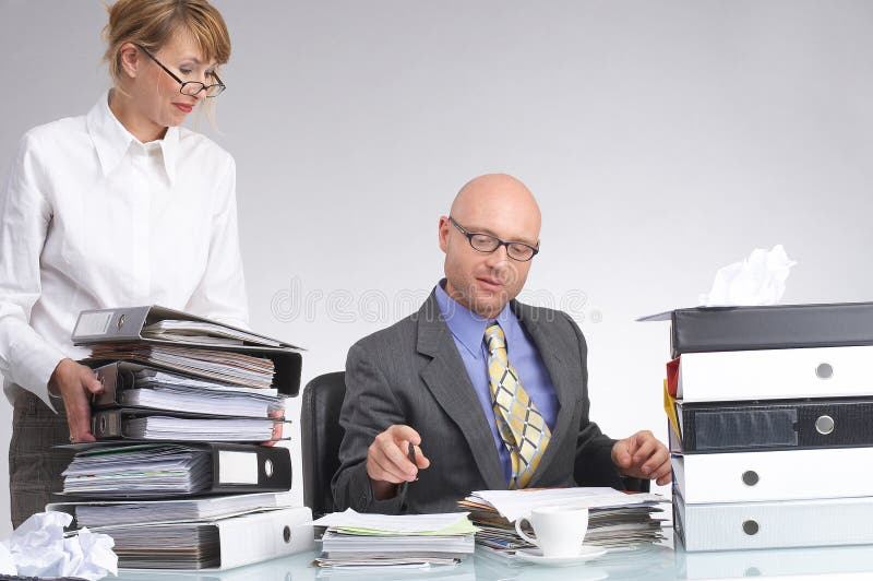 Is there a mistake? stock photo. Image of businesswoman - 1411722