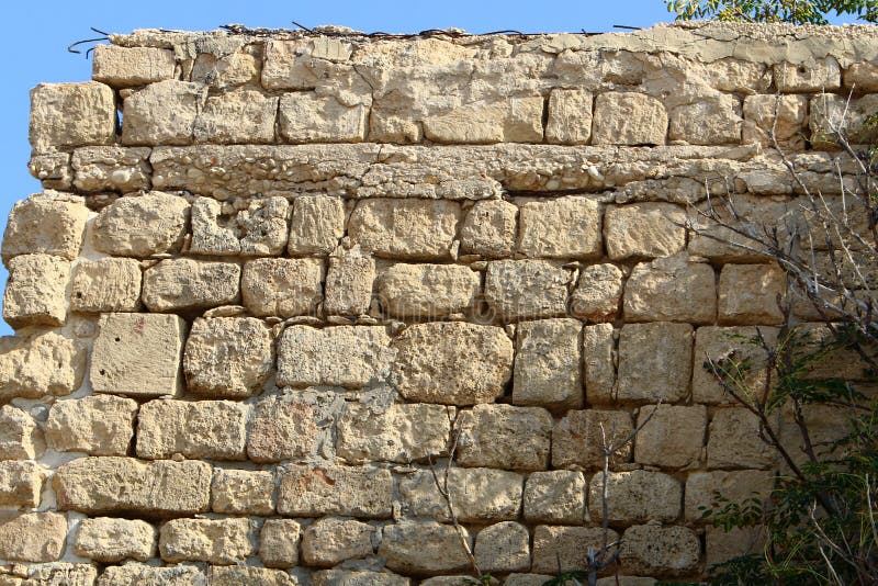 Stone wall stock photo. Image of street, lodging, apartment - 100843676