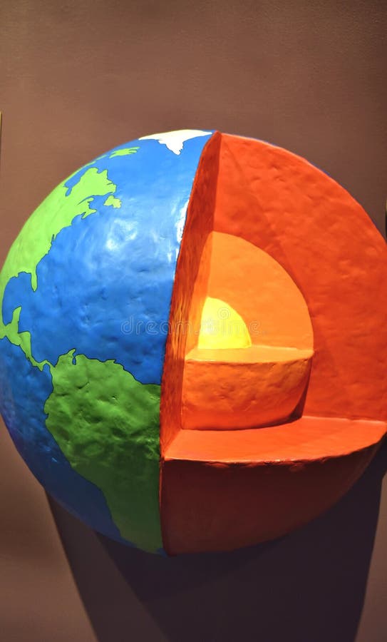 Springfield Massachusetts Science Museum Earth Structure Editorial ...