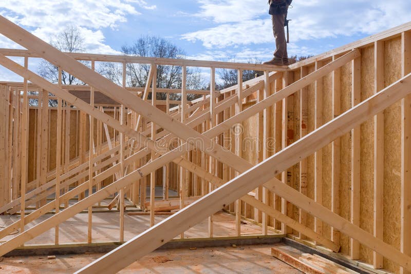 There is Process of Building Support Beams during Construction, As Well ...