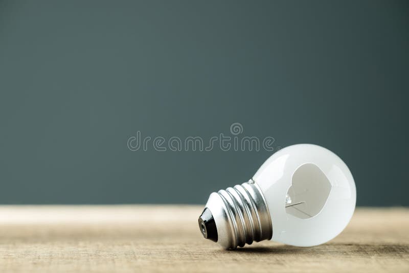 Hole in the Bulb, Problem or Mistaken Idea Stock Image - Image of ...