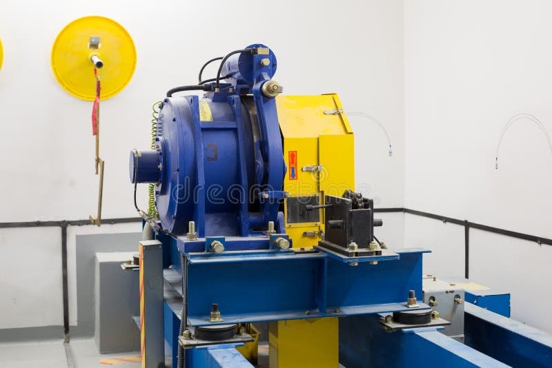 Elevator Motor stock image. Image of installed, systems - 41546899