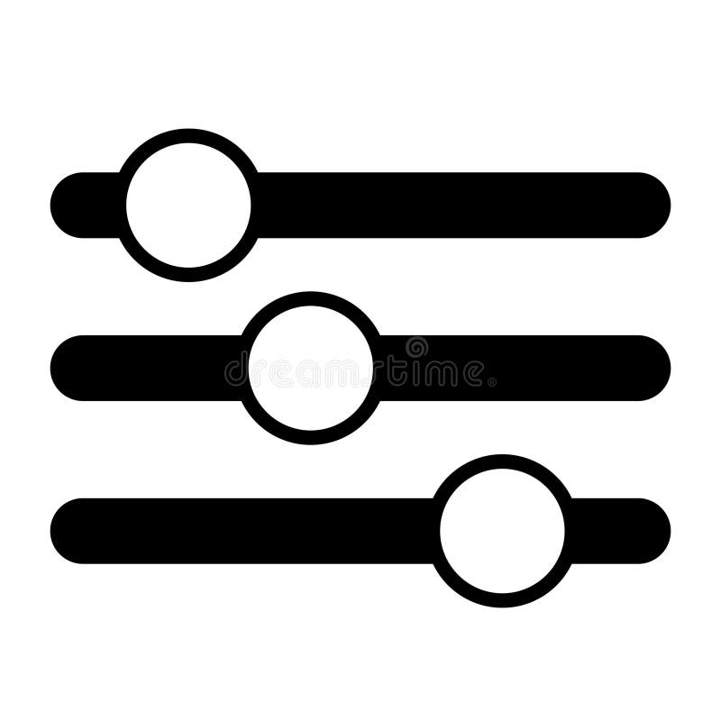 There are Three Sliders Featuring Circles Against a White Backdrop ...