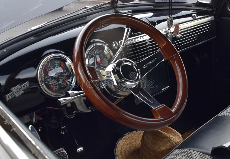 There are Two Different Gauges on the Steering Wheel, a Dash Panel and ...