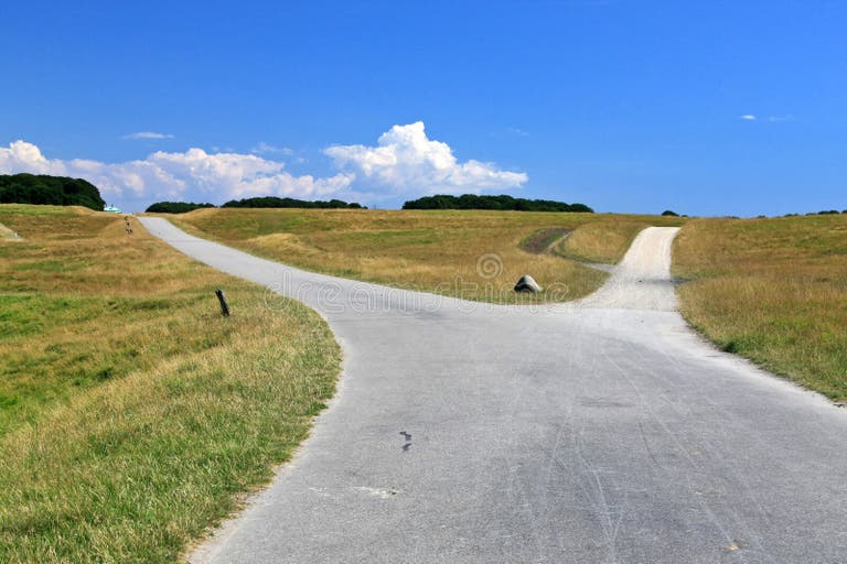 Road Splitting Two Ways Stock Photos - Free & Royalty-Free Stock Photos ...
