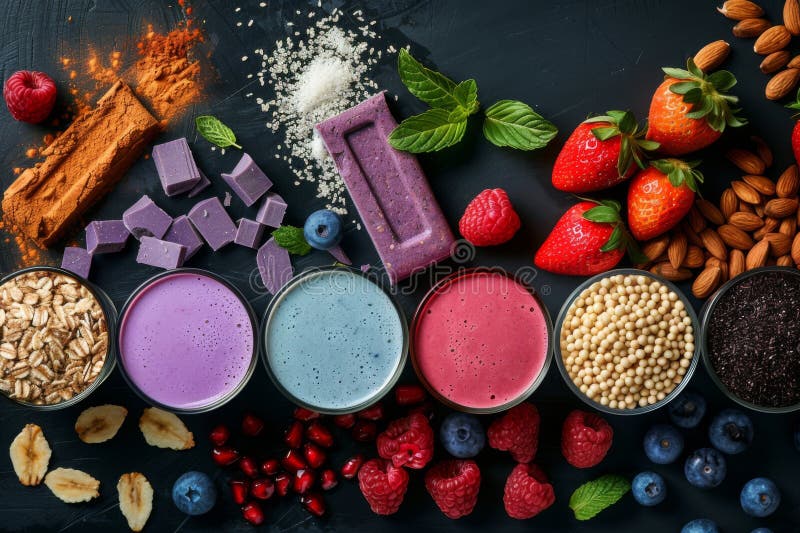 There are Various Kinds of Food Options Available on the Table Stock ...