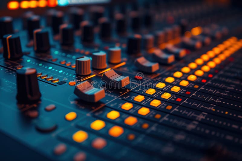 There is a Volume Control Panel Sound Mixer an Equalizer on Console in ...