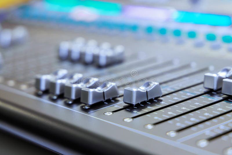 There is a Volume Control Panel Sound Mixer an Equalizer on Console in ...