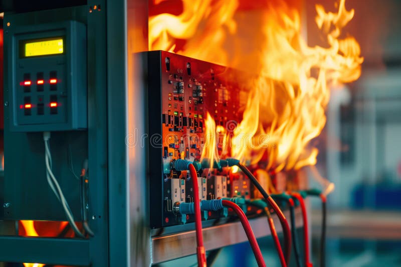 There Was Fire Caused by Short Circuit and Overload on an Electrical ... There Was Fire Caused by Short Circuit and Overload on an Electrical ...