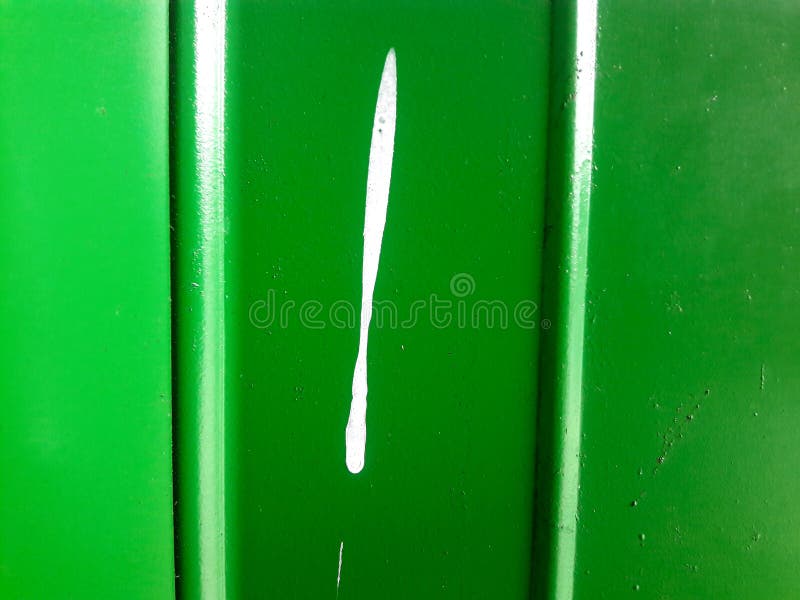 There are White Patches on the Beautiful Green Iron Stock Photo - Image ...