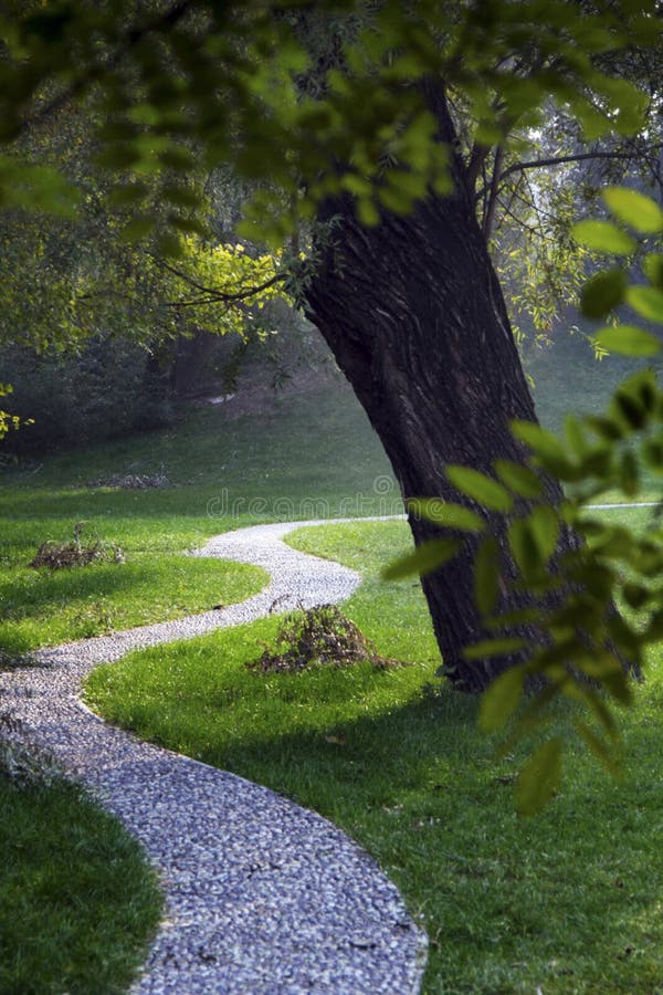 There is a Winding Road Paved with Stones Under the Green and Quiet ...