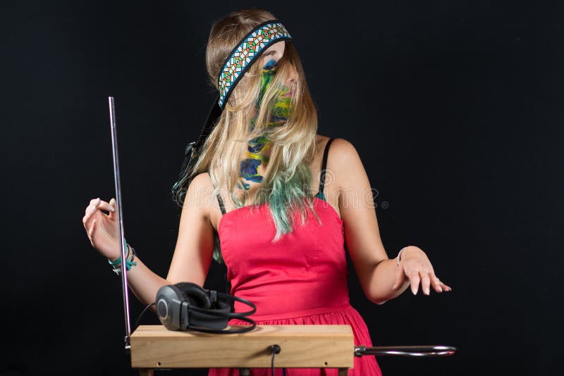 Theremin stock image. Image of waves, theremin, girls - 46610197