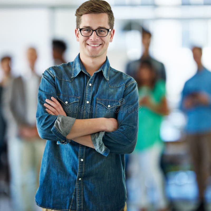 Theres No Work without Teamwork. Business Colleagues in the Office ...