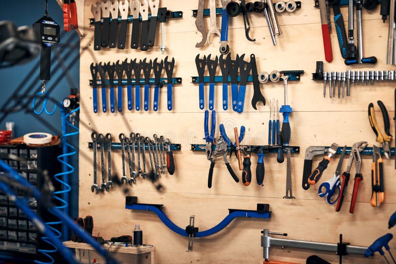 Theres a Tool for Every Repair Job. Tools in a Workshop. Stock Image ...