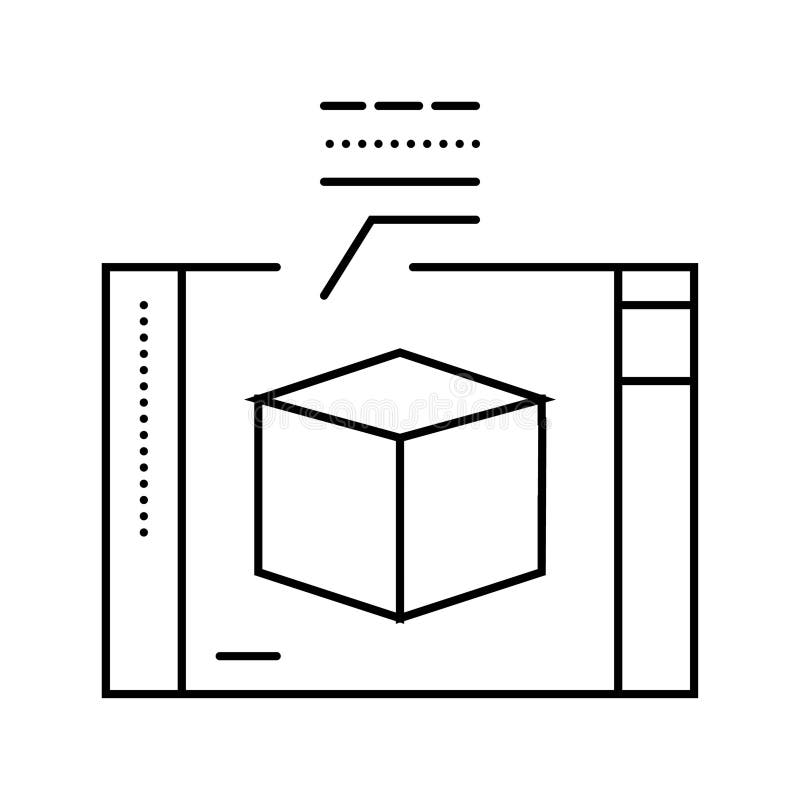 Thermal Analysis Materials Engineering Line Icon Vector Illustration ...