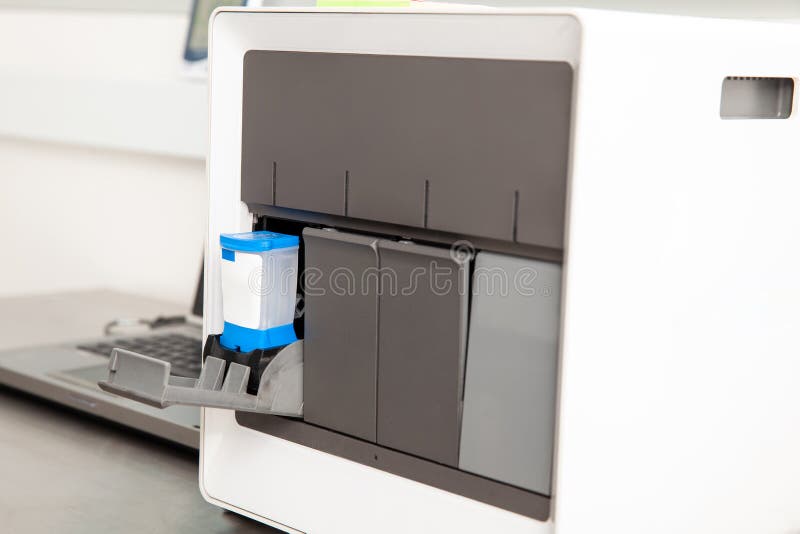 Thermal Cycler Machine in a Molecular Biology Laboratory. Polymerase ...
