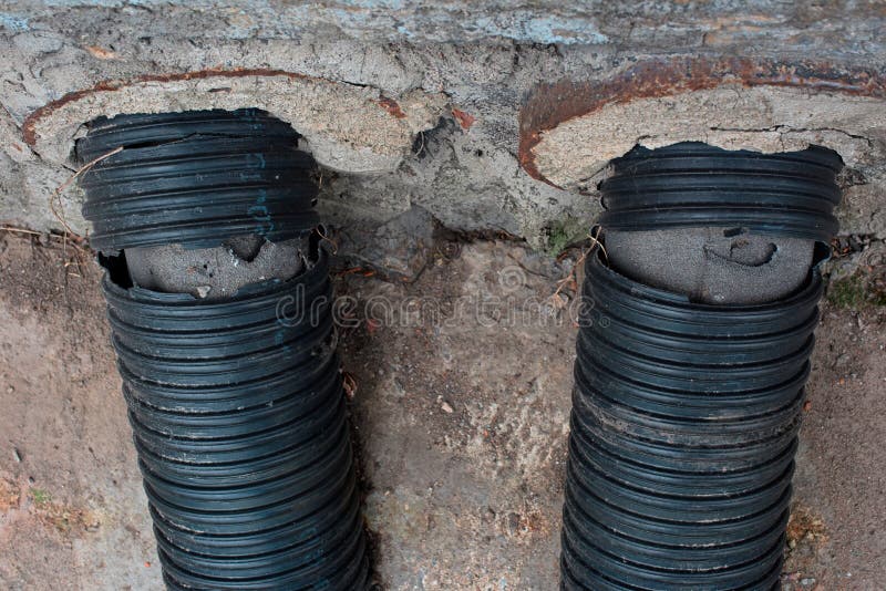 Plastic Sheathing Thermo Pipes Stock Photos - Free & Royalty-Free Stock ...