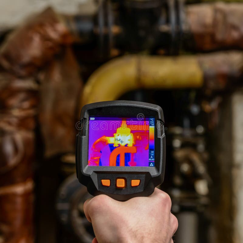 Thermal Imaging Inspection of Electrical Equipment Stock Photo - Image ...