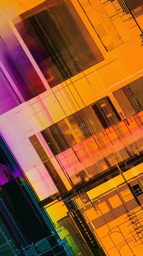 Thermal Image Showing Heat Dissipation in an Advanced Microchip Design ...