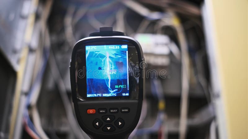 Thermal Imaging Camera Detects Hot Spots Stock Video - Video of ...