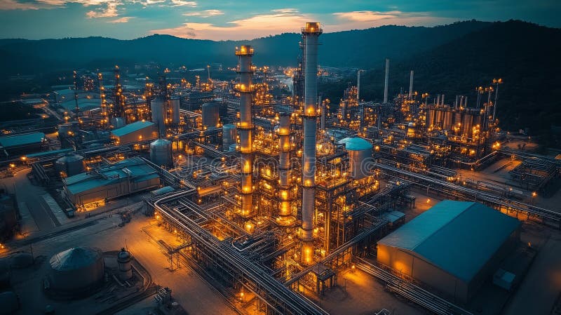 Thermal Imaging Reveals the Intricate Operations of a Large Industrial ...