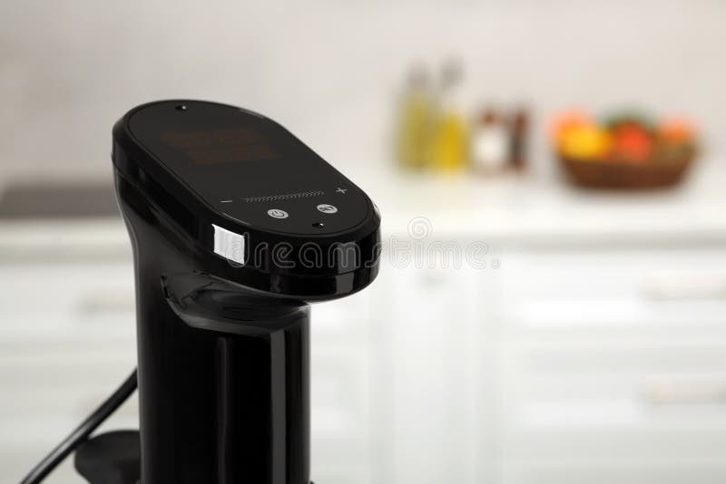 Thermal Immersion Circulator in Kitchen, Closeup with Space for Text ...