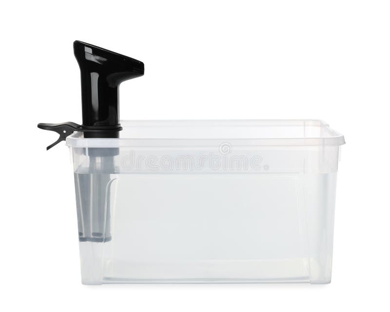 Thermal Immersion Circulator in Plastic Container with Water Isolated ...