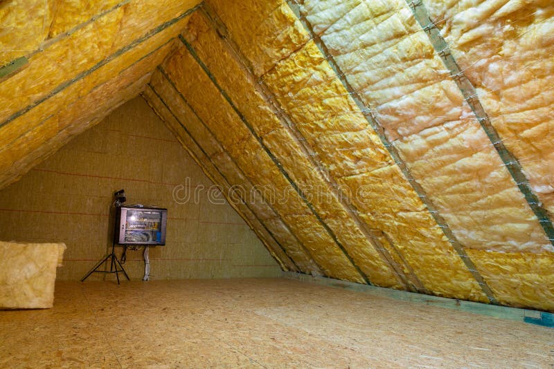 Sheetrock and insulation stock photo. Image of seams - 15691972