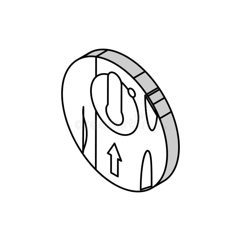 Thermal Insulation Floor Isometric Icon Vector Illustration Stock ...