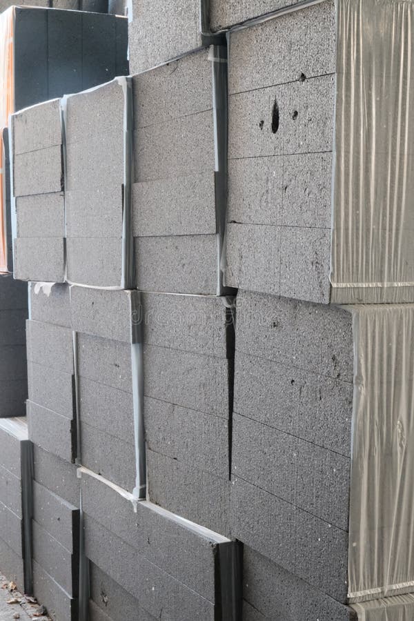 Thermal Insulation Material Stock Image - Image of panel, grey: 240165735